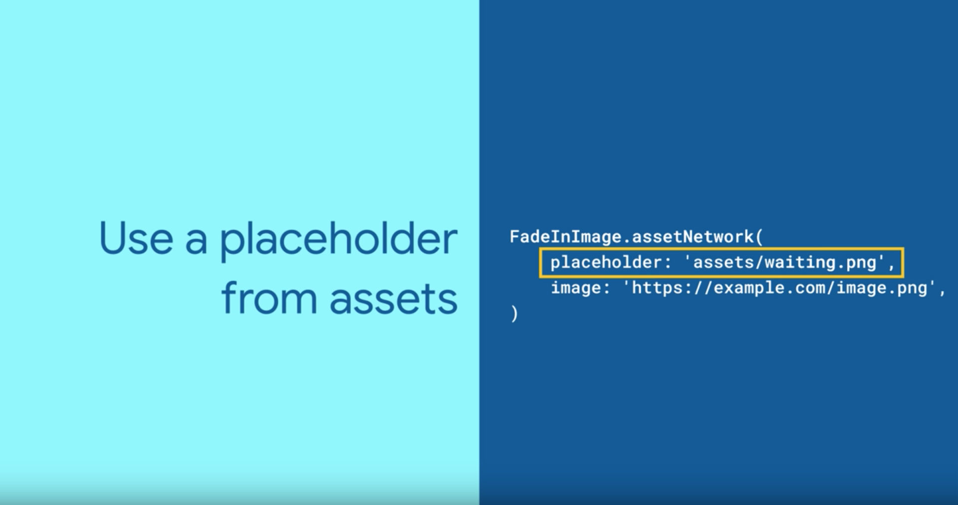 【Flutter】FadeInImageの基本とサンプルコード