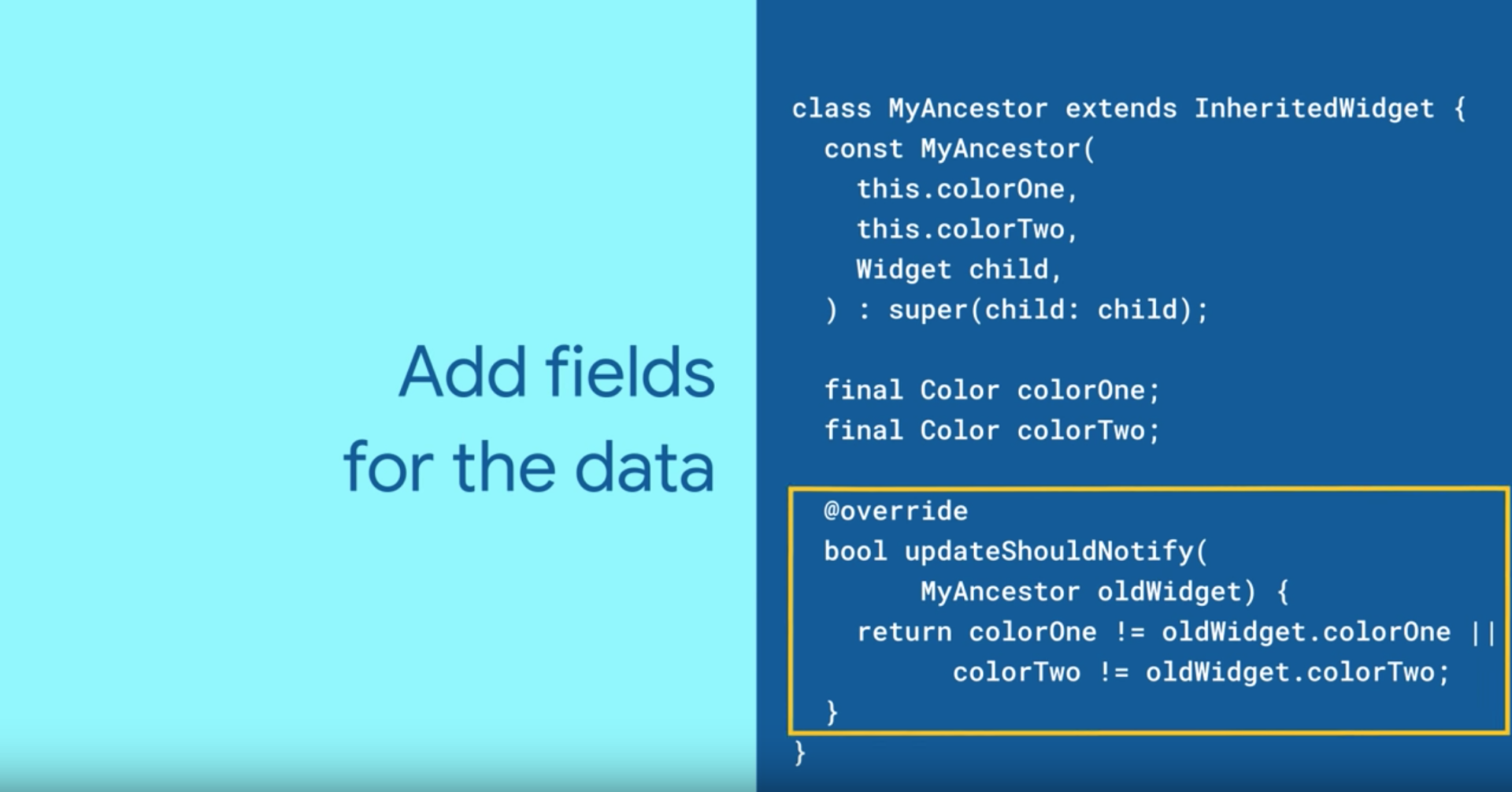 【Flutter】InheritedModelの基本とサンプルコード