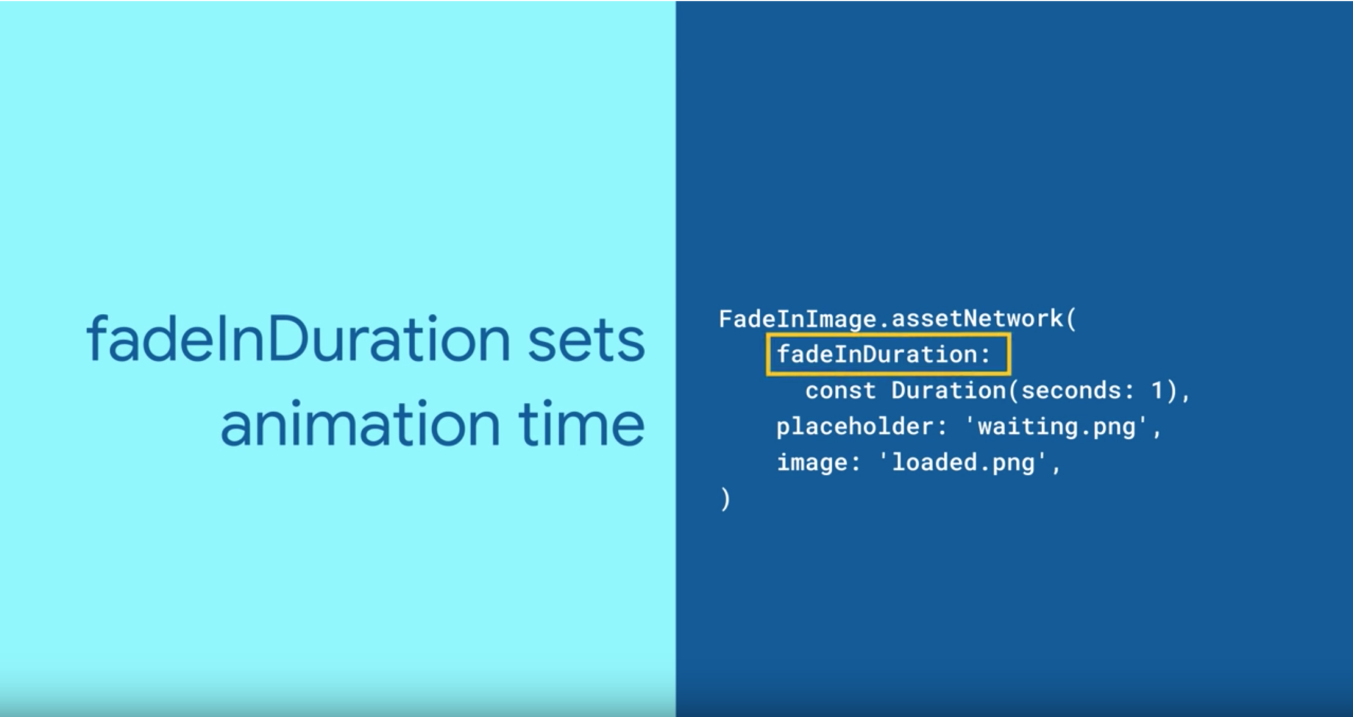【Flutter】FadeInImageの基本とサンプルコード