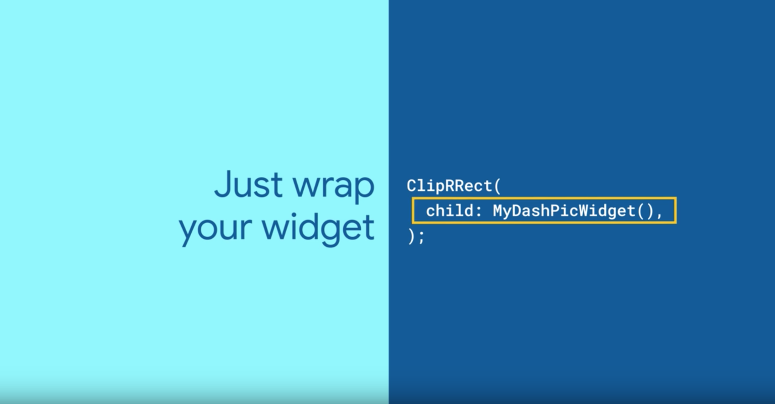 【Flutter】ClipRRectの基本とサンプルコード