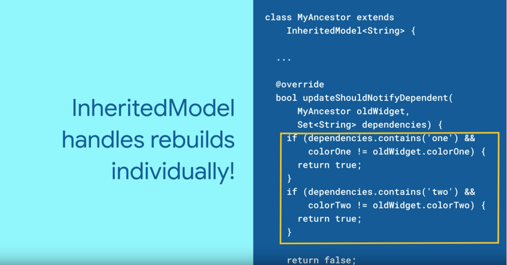 【Flutter】InheritedModelの基本とサンプルコード