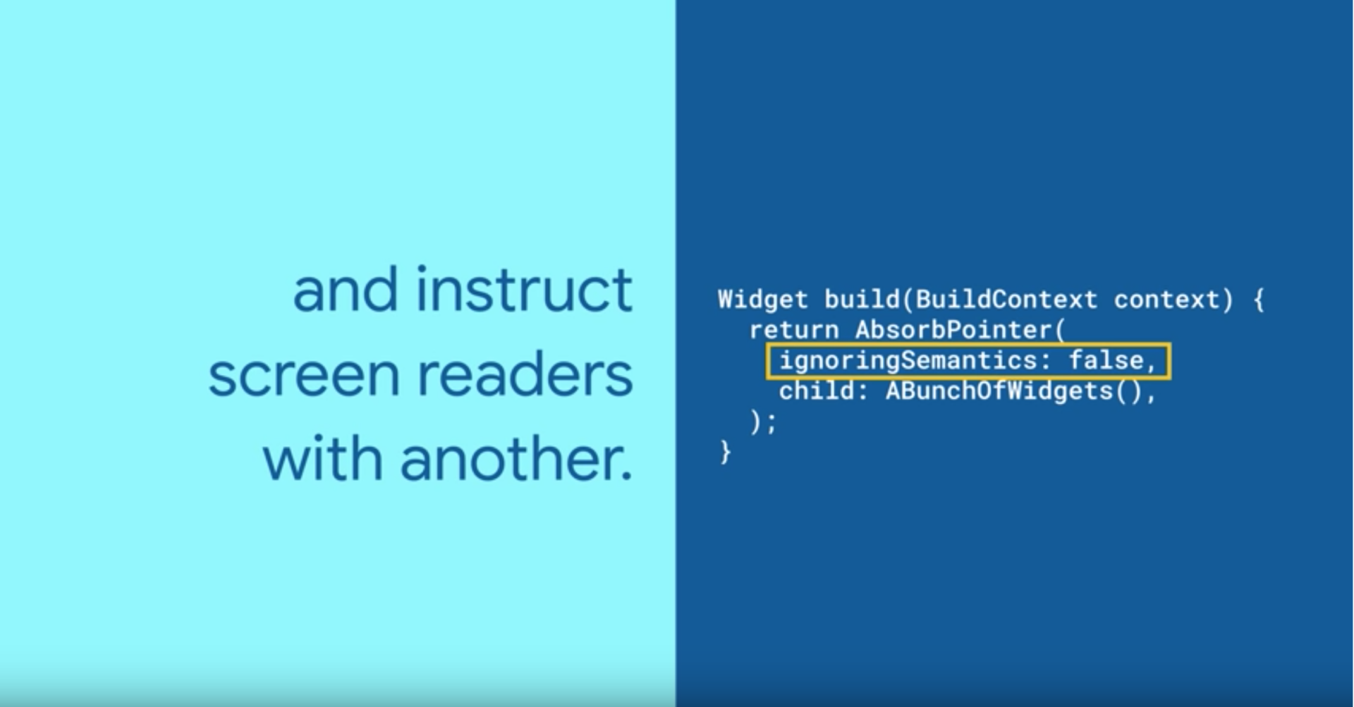 【Flutter】AbsorbPointerの基本とサンプルコード