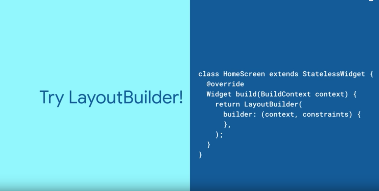 【Flutter】LayoutBuilderの基本とサンプルコード